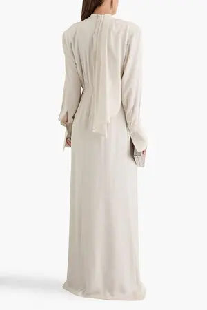 Magda Butrym Draped Silksatin Gown