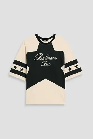Balmain Printed Cottonjersey Tshirt
