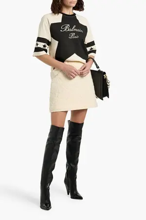 Balmain Printed Cottonjersey Tshirt