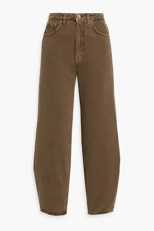 TOTEME Highrise Barrelleg Jeans - Brown