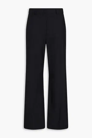 Theory Twill Straightleg Pants - Black