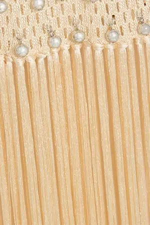 Rabanne Fringed Knitted Maxi Skirt