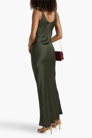 ANINE BING Camille Silkcharmeuse Maxi Dress