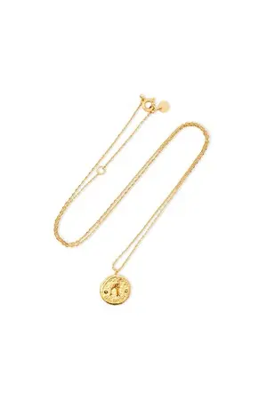 Maje Tone Crystal Necklace - Gold
