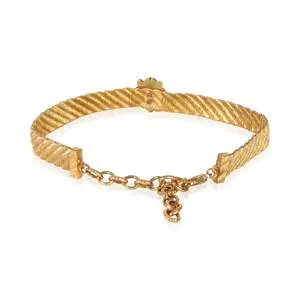 Gucci Gold-plated Lion Head Double G Choker Necklace