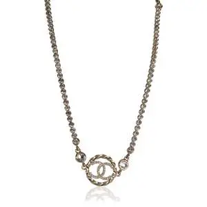 Chanel Gold-plated Cc Choker Necklace - Gold_plated