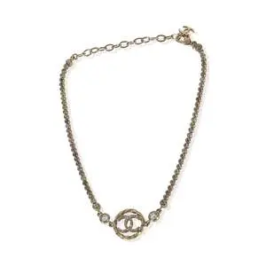 Chanel Gold-plated Cc Choker Necklace