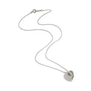 Tiffany & Co. Sterling Silver Folded Heart Pendant