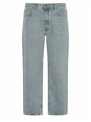 MAISON MARGIELA Jeans A Gamba Dritta Taped - Denim