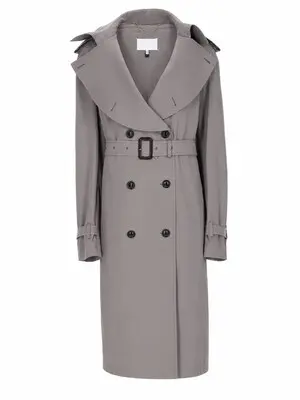 MAISON MARGIELA Trench Con Colletto Ripiegato