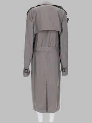 MAISON MARGIELA Trench Con Colletto Ripiegato