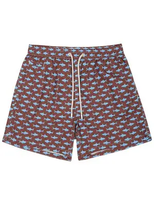 MC2 SAINT BARTH Costume Da Bagno "lighting - Brown