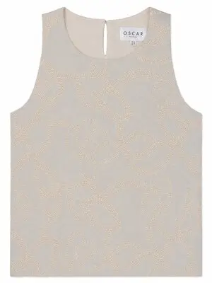 OSCAR THE COLLECTION Top "tita - Beige
