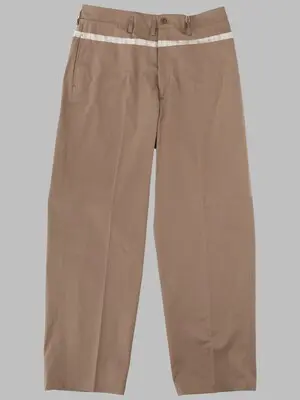 MAISON MARGIELA Wide-leg Waxed Cotton Trousers
