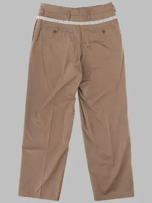 MAISON MARGIELA Wide-leg Waxed Cotton Trousers