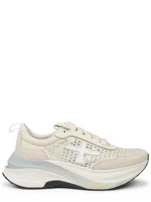 Premiata Hill Leather-trim Sneaker