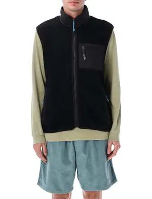 Patagonia Recycled Polyester Fleece Vest - Black