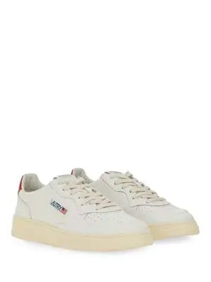 AUTRY Leather-look Lace-up Sneaker With 4 Cm Rubber Sole - Multicolour