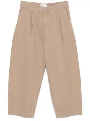 Studio Nicholson Lightweight Cotton Mini Trousers - Beige
