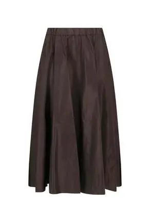 Aspesi Polyester Skirt - Brown