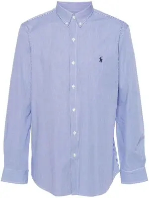 Ralph Lauren Classic Stretch Shirt For Slim Fit - Navy