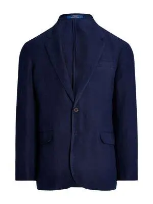 Ralph Lauren Single-breasted Linen Blazer - Navy