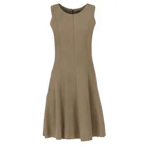 CONQUISTA Olive Colour Cloche Dress - Green