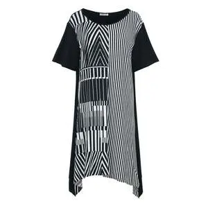 CONQUISTA Graphic Elegance Jersey Dress