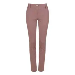 CONQUISTA Chic Mauve Tencel-blend Trousers - Pink