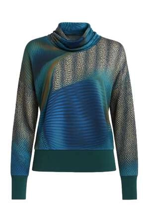 CONQUISTA Polo Neck Top