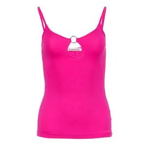 CONQUISTA Spaghetti Strap Keyhole Top