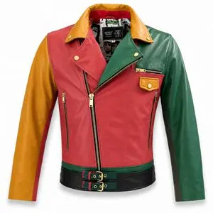 ZASTASTUDIO Artifact Theory Leather Biker Jacket - Black