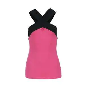 CONQUISTA Cross-strap Micromodal Fitted Top - Pink