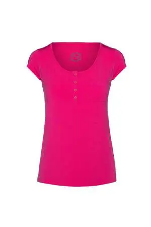 CONQUISTA Cap Sleeve Tee - Pink