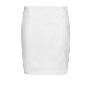 CONQUISTA Gabardine Skirt With Decorative Stitching