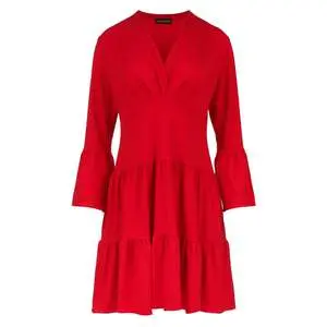 CONQUISTA Jersey Tiered Dress