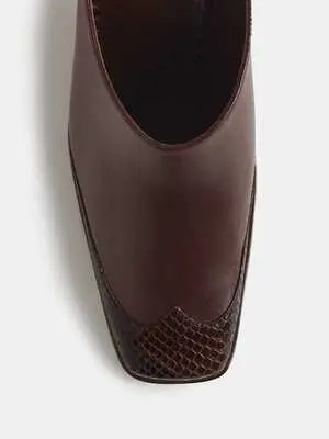 REFORMATION Claudette Heeled Mule