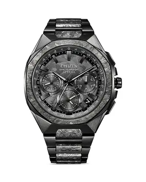 Citizen Attesa Chronograph, 43.2mm - Gray/black