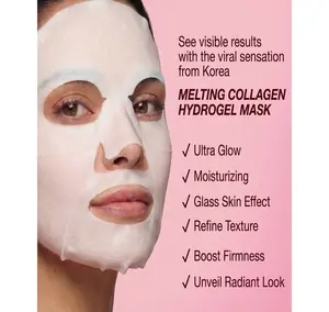 LOVERY Korean Beauty Skincare Melting Collagen Hydrogel Face Mask Set