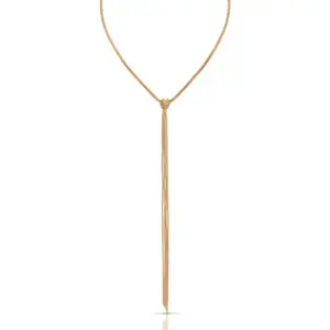 Ettika 18k Plated Box Chain Y-necklace - Gold