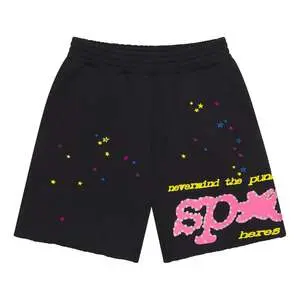 SP5DER Punk V2 Sweatshort - Black