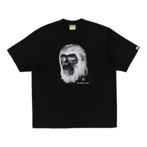 A BATHING APE Pixel Comic Ape Head Relaxed Fit Tee - Black