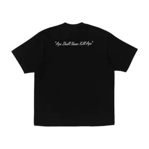 A BATHING APE Pixel Comic Ape Head Relaxed Fit Tee - Black