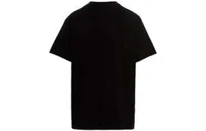 Off-White Balck And Cotton Signature Tee