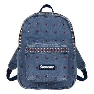 Supreme X B.b. Simon Denim Backpack Ss25 - Washed Indigo