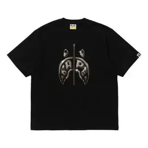 A BATHING APE Mad Shark Photo Print Relaxed Fit Tee