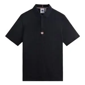 Kith X Wilson Game Point Seamless Polo - Black
