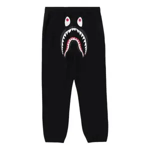 A BATHING APE Shark Sweat Pants - Black