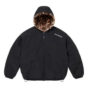 Supreme Faux Fur Reversible Hooded Track Jacket