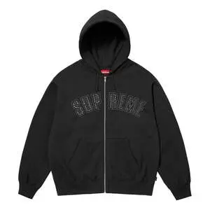 Supreme X B.b. Simon Zip Up Hooded Sweatshirt - Black